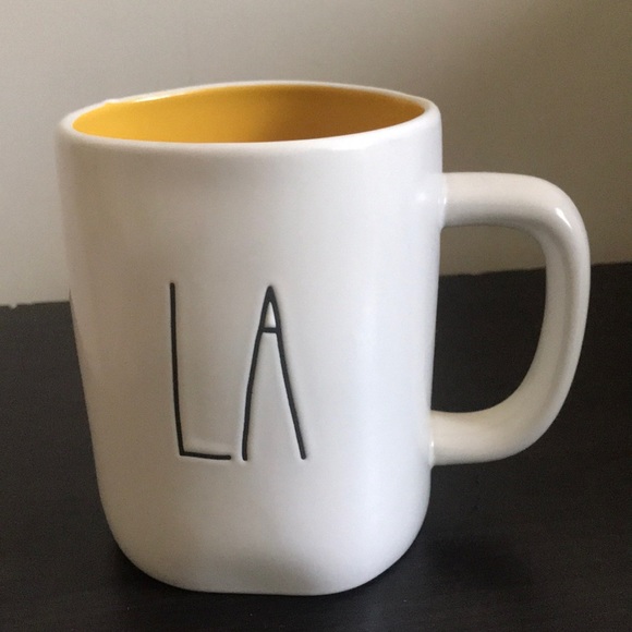 Rae Dunn | Dining | New Rae Dunn La Los Angeles Dark Yellow Inside ...